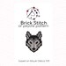 Grey Wolf Brick Stitch Pattern - Brick or Peyote Stitch Pattern Based ...