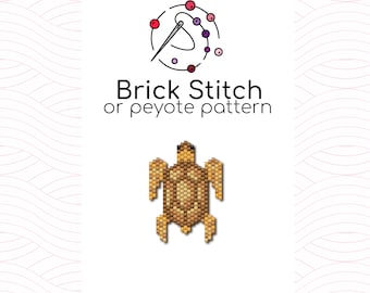 Turtle Brick Stitch Pattern - Etsy