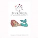Laying Mermaid Brick Stitch Pattern - Brick or Peyote Stitch Pattern ...