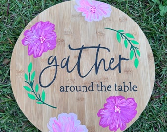 Hand Painted Lazy Susan - Etsy