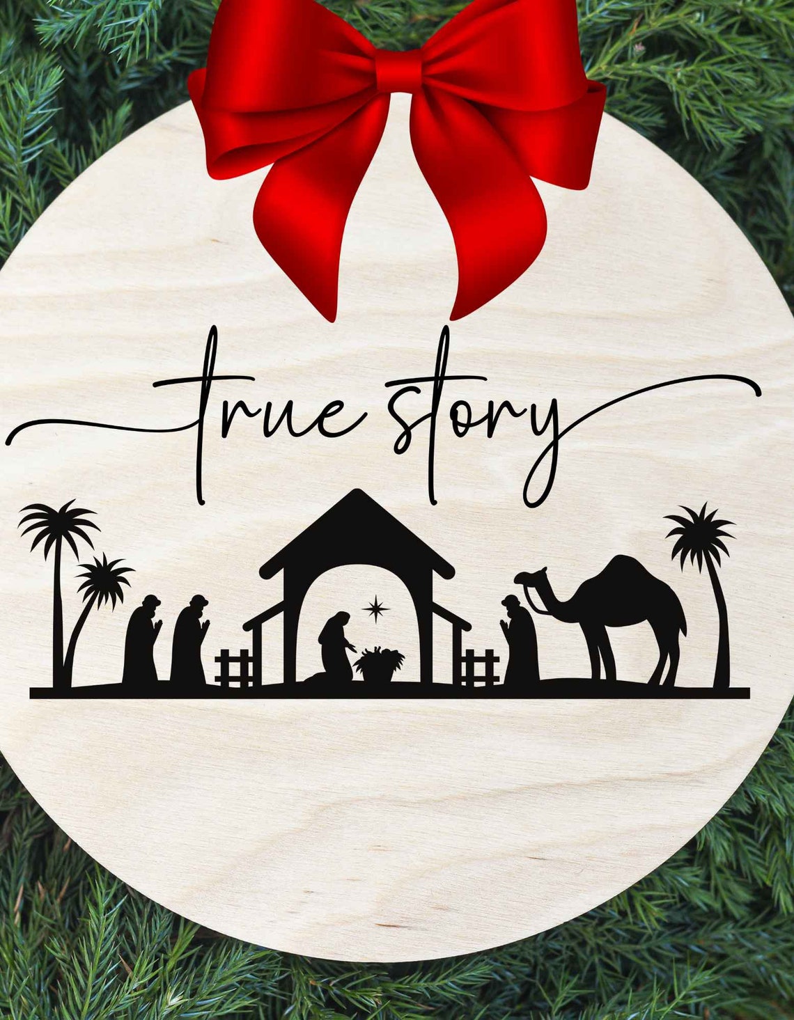 True Story SVG PNG, Nativity Scene Svg, True Story Nativity Svg, Birth ...