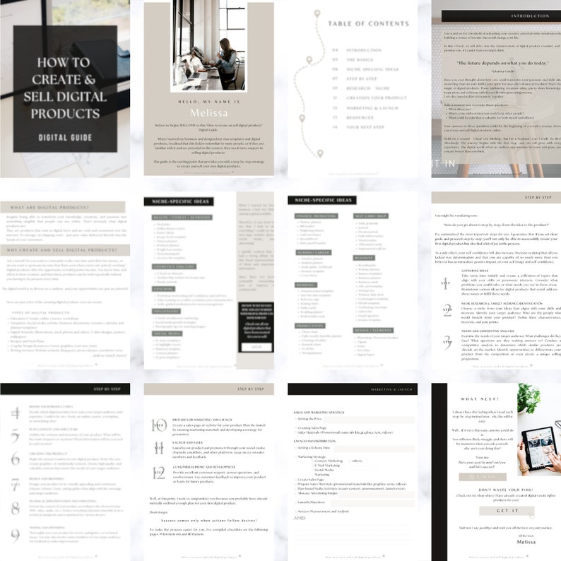 MRR Ebook: Digital Product Guide Canva Template (PLR) - Etsy