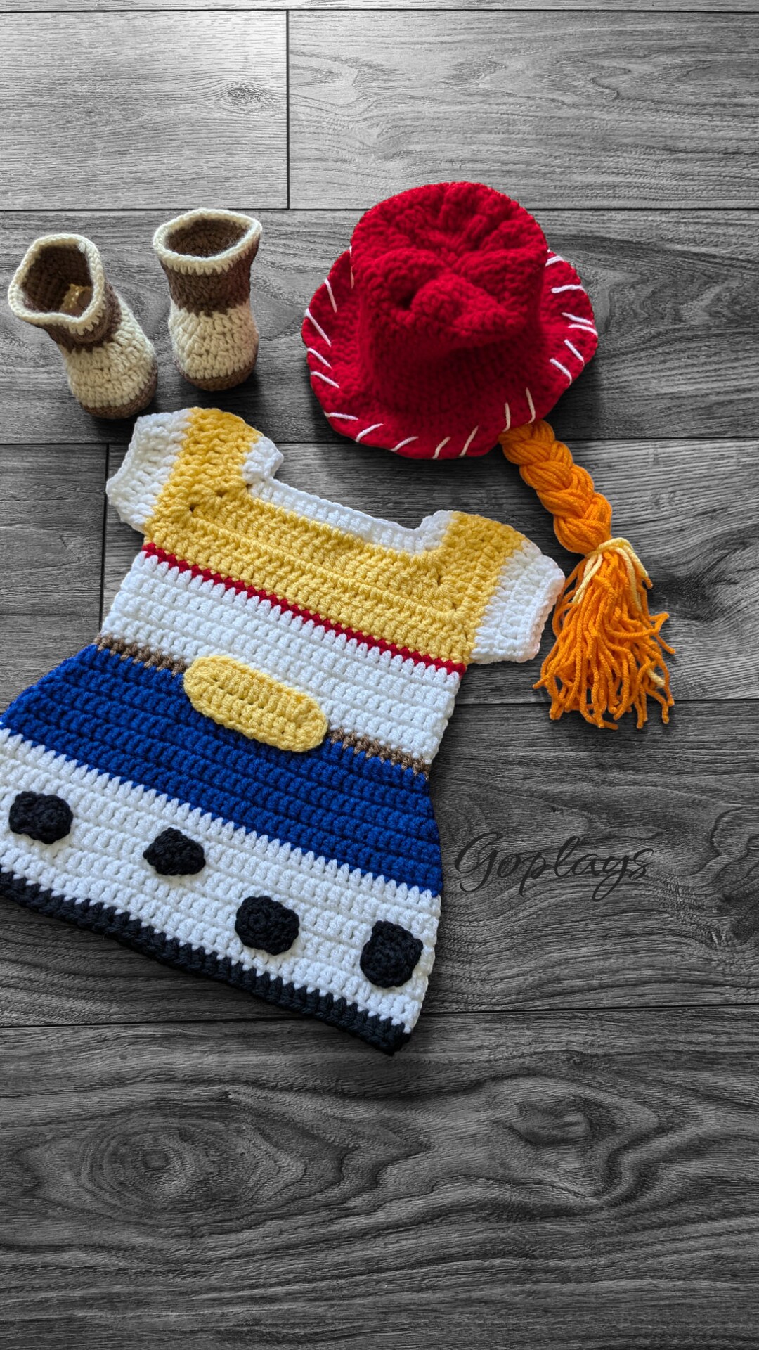 Crochet Toys Story Jessy Set/ Newborn Photo Prop/ Infant Halloween ...