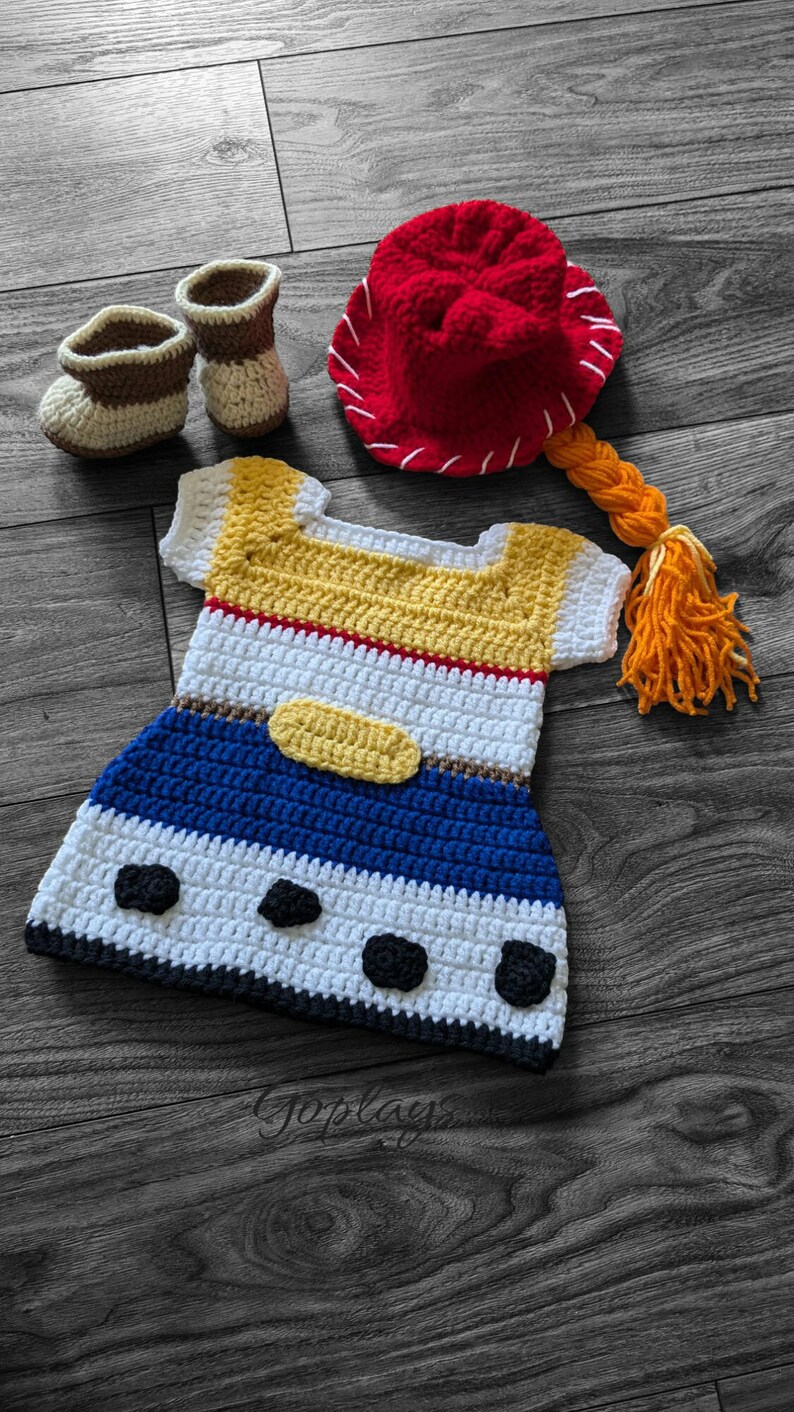Crochet Toys Story Jessy Set/ Newborn Photo Prop/ Infant Halloween ...
