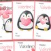 Printable Valentines Penguin Valentines Class Valentines Valentine's ...