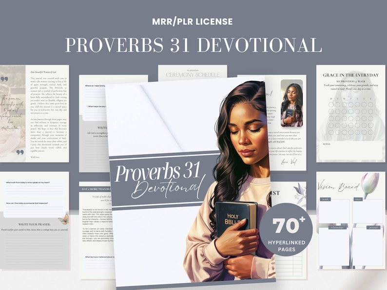 Proverbs 31 Journal Template PLR Christian Journal Template Hyperlinked Bible Proverb 31 ...