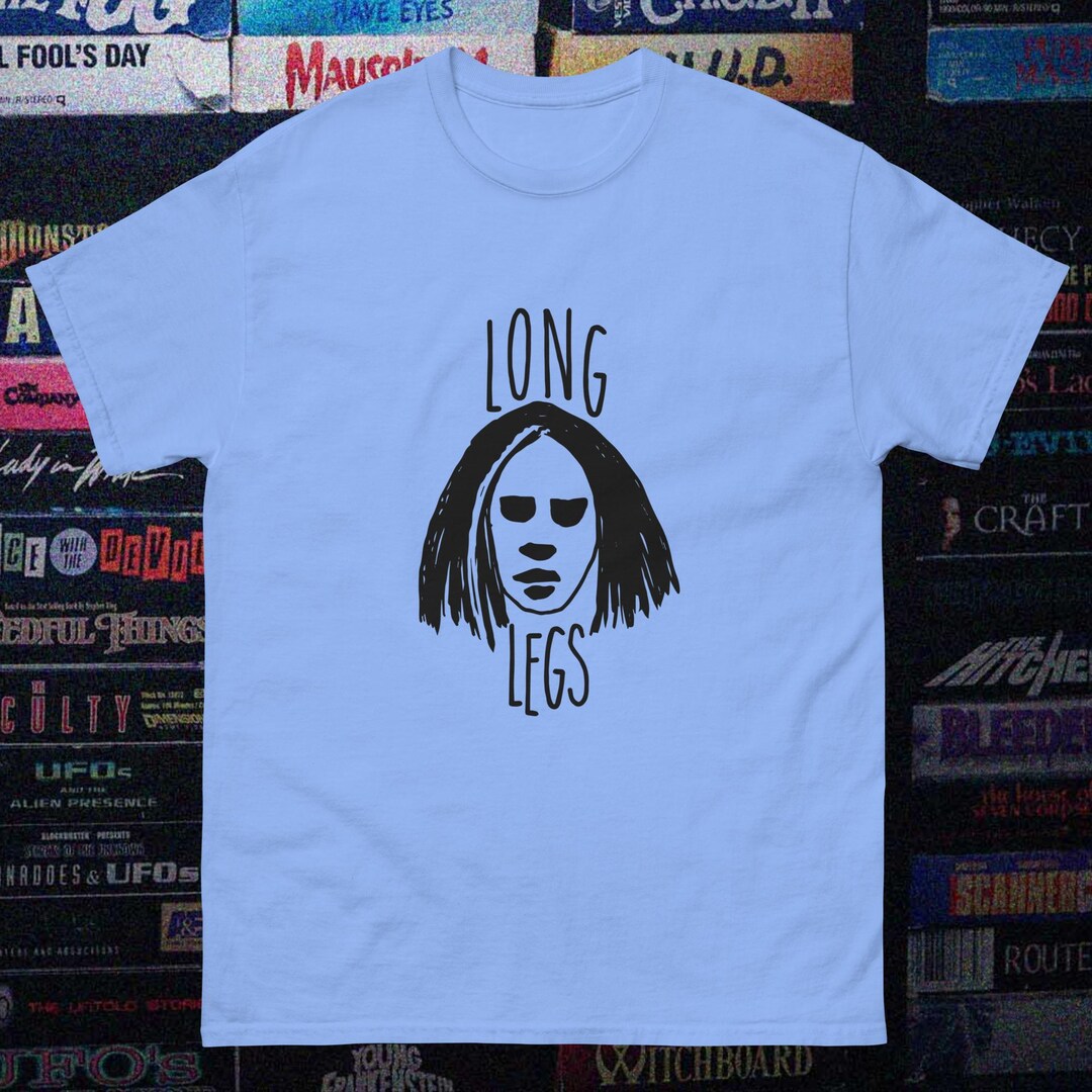 Longlegs Fan Art T-shirt Horror Movie T-shirts Merch Thriller Cage ...