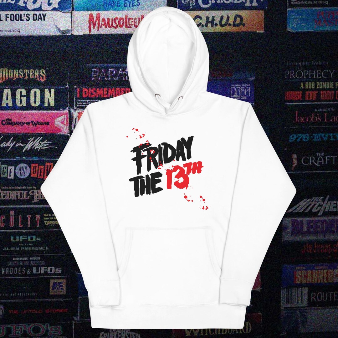 Friday the 13th Fan Art Hoodie Horror Movie T-shirt Merch Halloween ...