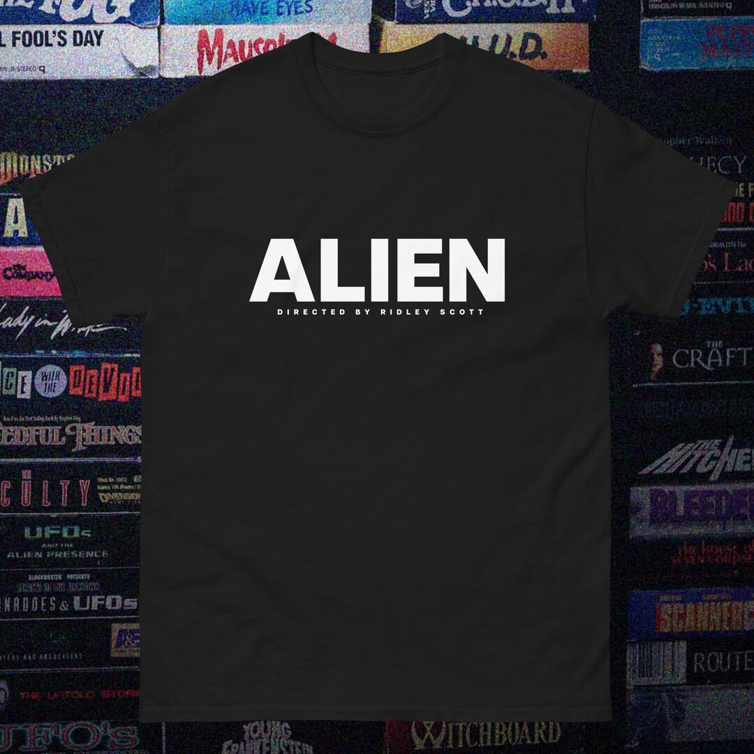 Alien Fan Art T-shirt Horror Movie Merch Ripley Nostromo Xenomorph ...