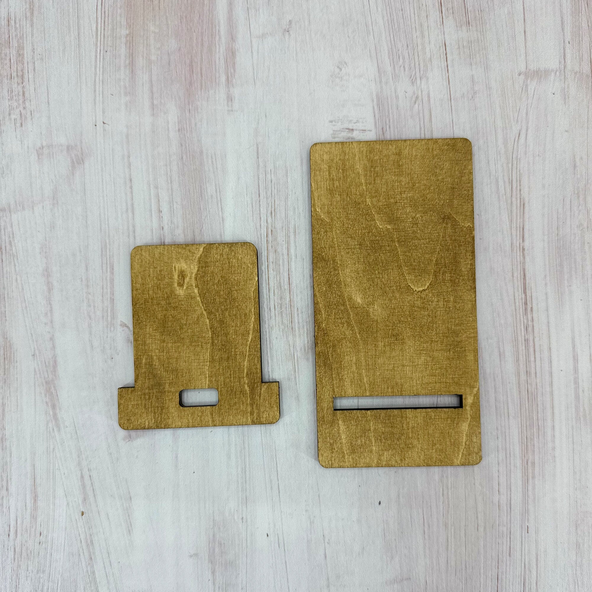 Wood Phone Holder, Phone Stand, Personalized Engraving, Convenient ...