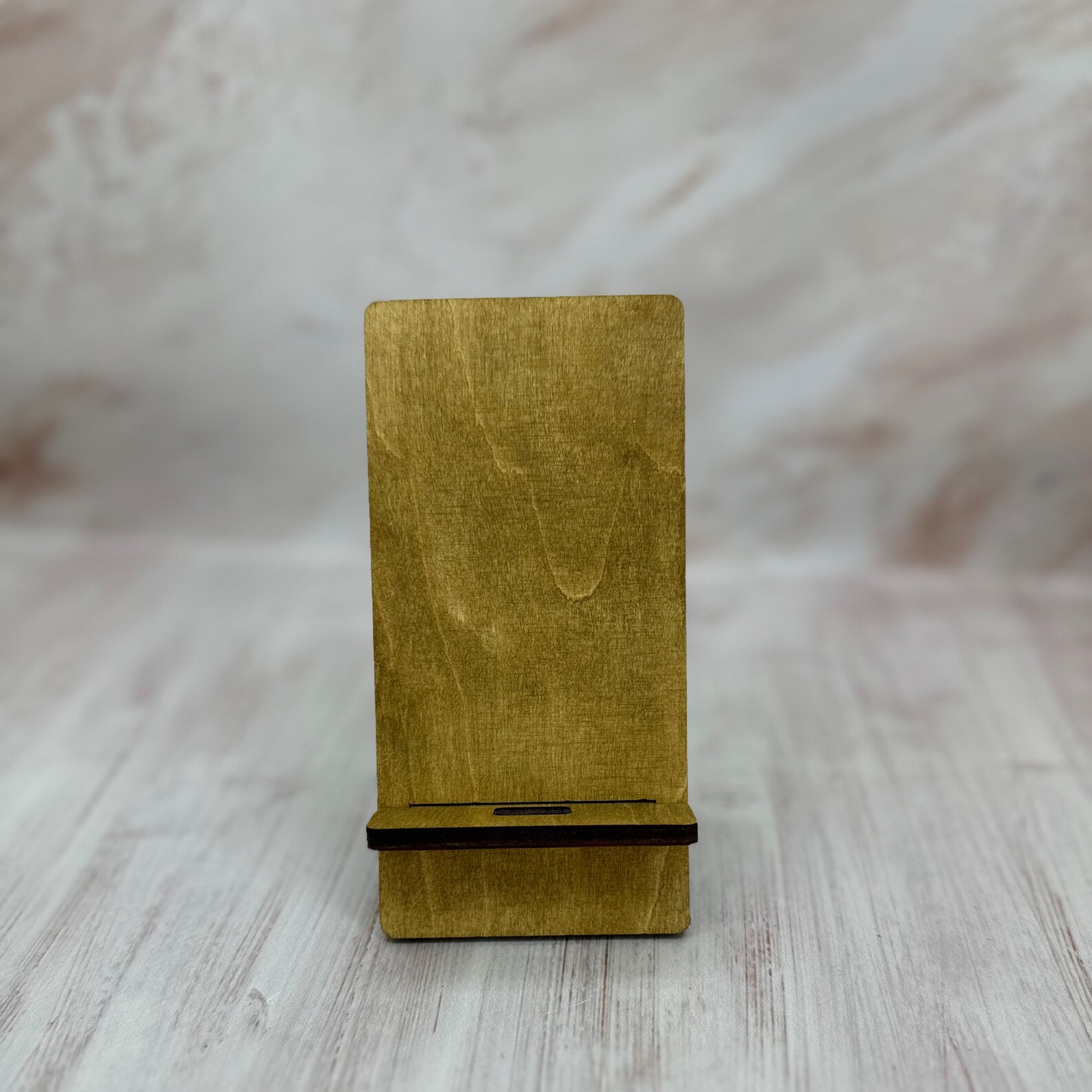 Wood Phone Holder, Phone Stand, Personalized Engraving, Convenient ...