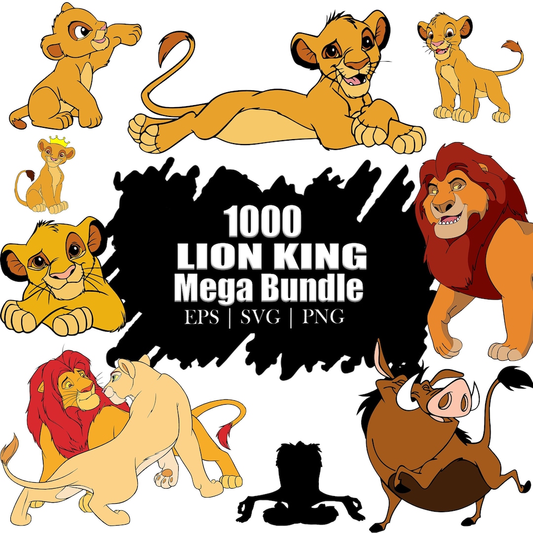 Rey León Svg / paquete de archivos Layeref / svg para cricut / rey león ...