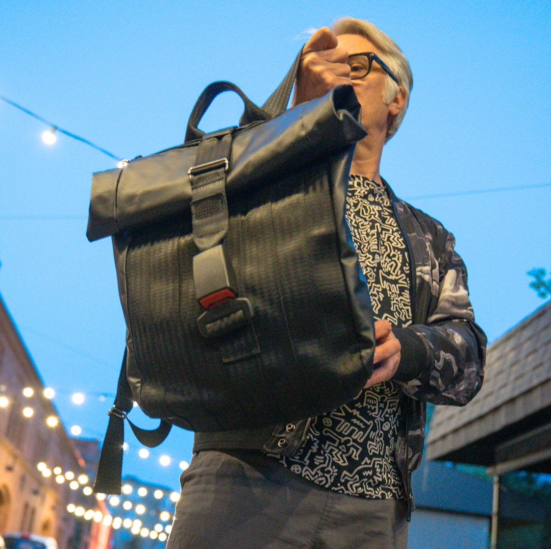 Rucksack, Seatbelt Bike Backpack, Urban Laptop Bag - Etsy