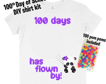 100th Day of School DIY Ice Cream Cone Shirt Kit, 100th Day of School ...