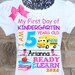 First Day of School Shirt, First Day of Kindergarten Shirt - Etsy