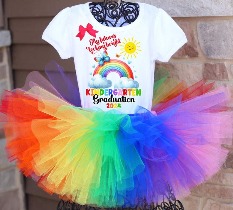 Kindergarten Graduation Tutu Outfit, Personalized Graduation Tutu ...