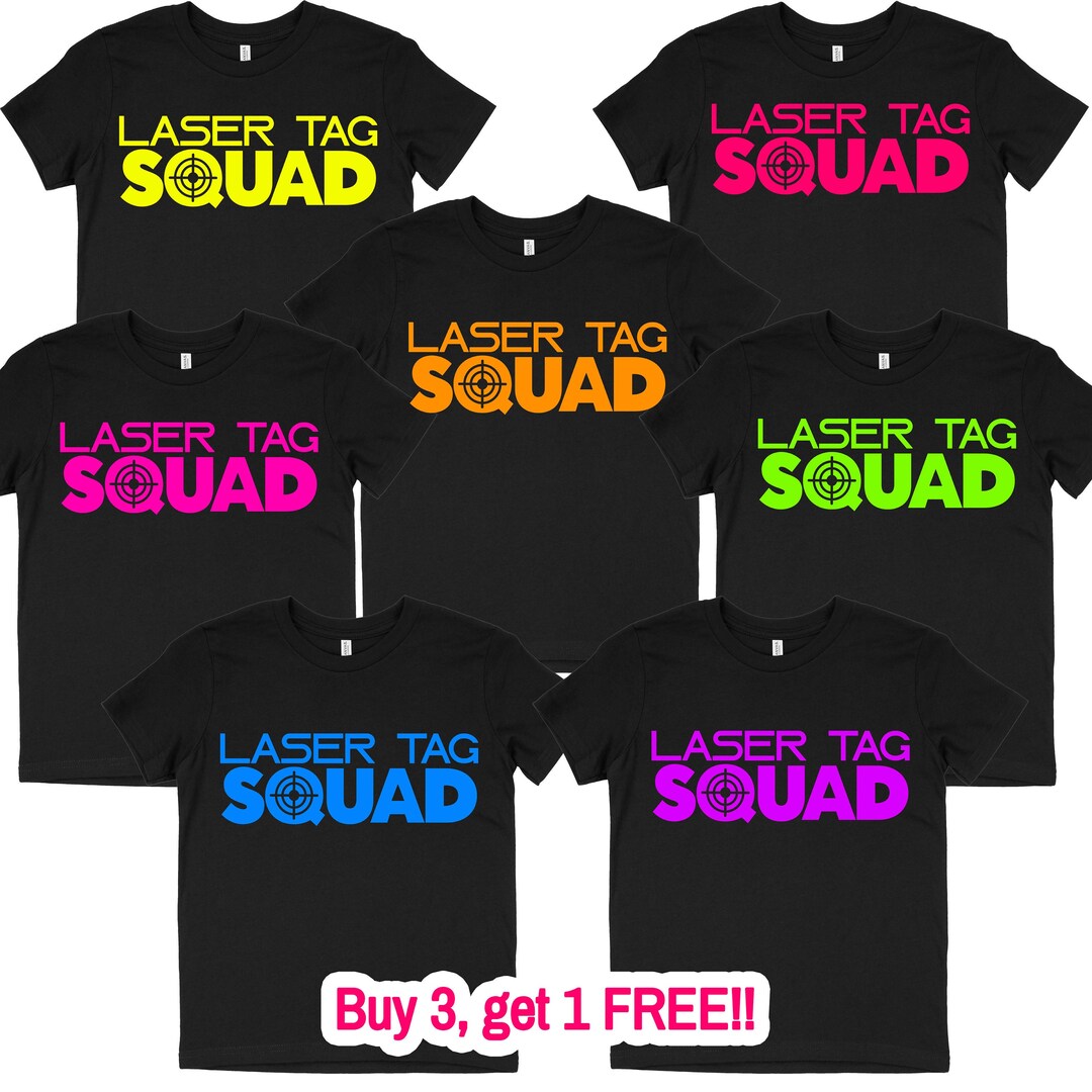 Laser Tag Birthday Shirts, Laser Tag Team Shirts, Matching Laser Tag ...