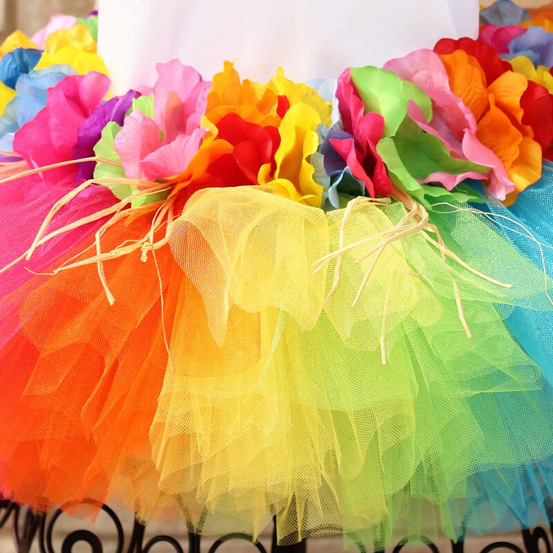 Rainbow Tutu Dress - Etsy