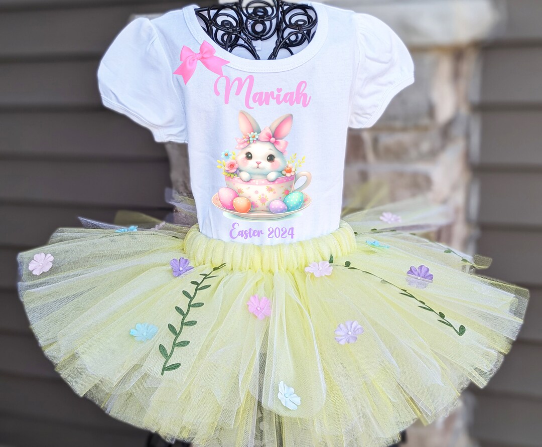 Easter Tutu Outfit Easter Dress Girls Easter Tutu Girls Easter Dress