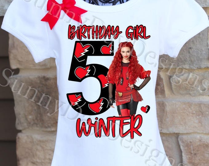 Rise of Red Descendants Birthday Shirts - Etsy