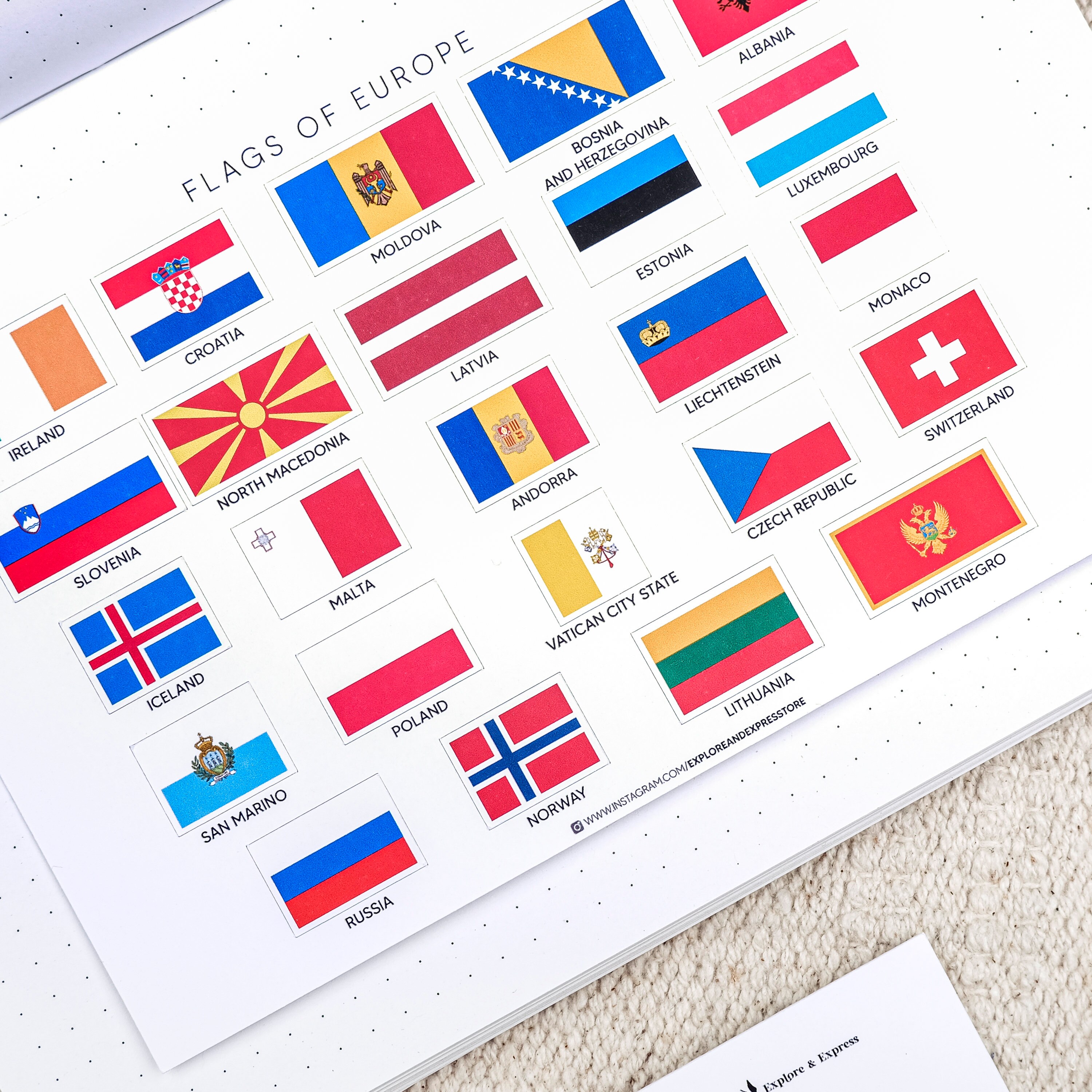 Europe Flag Stickers, Country Flags Stickers, Countries of Europe Flags ...