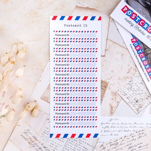 Postcard ID Stickers, Postcrossing ID Stickers, Postcrossing Stickers ...