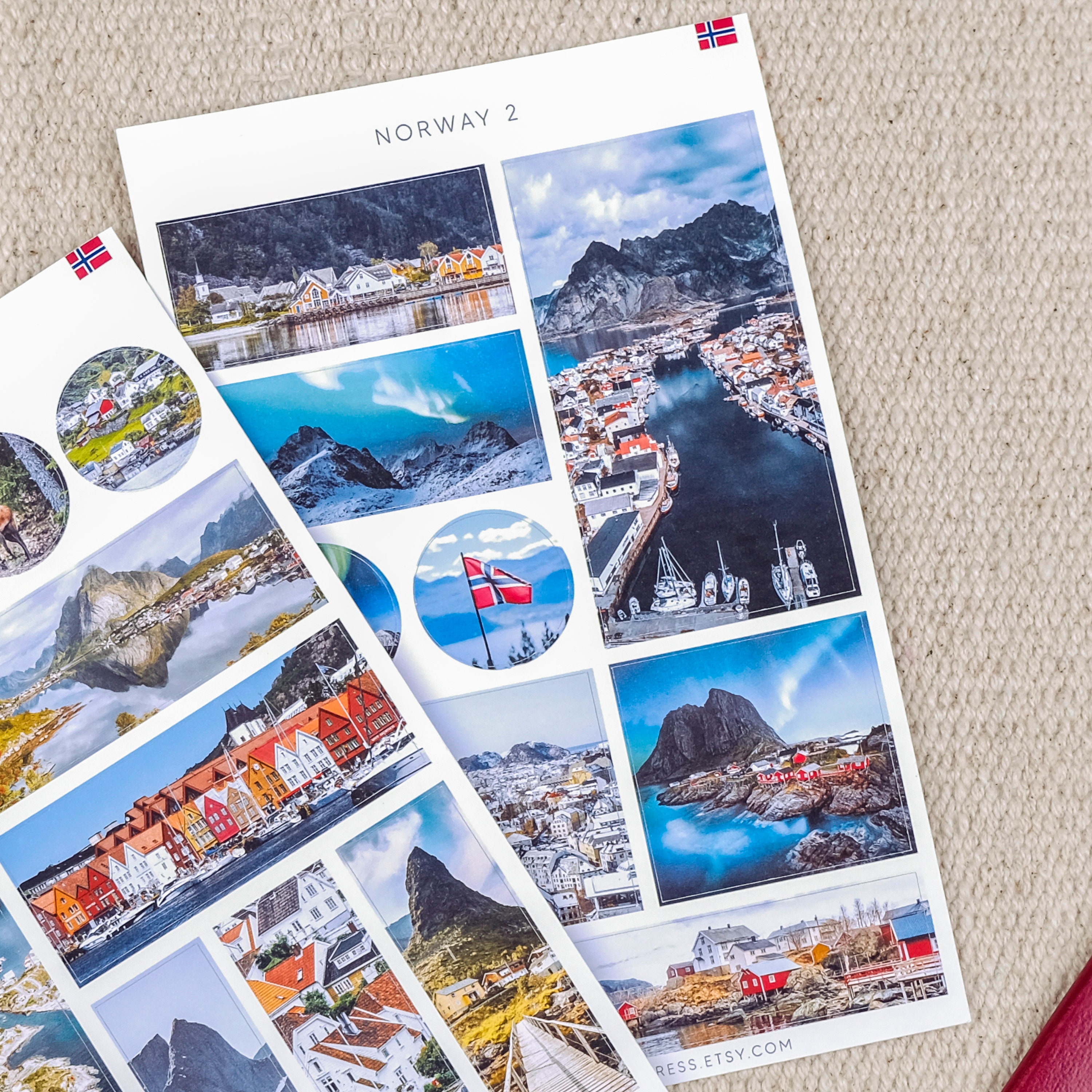 Norway Stickers, Travel Stickers, Norway Oslo, Landmarks Stickers ...