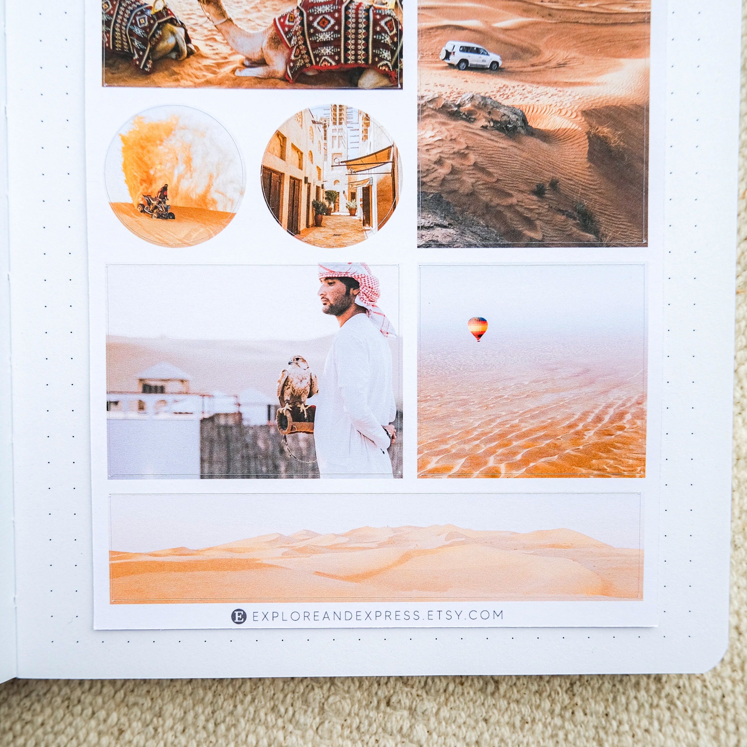 Dubai Trip Stickers, United Arab Emirates Travel Stickers for Travel ...