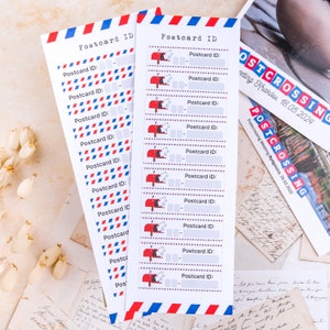 Postcard ID Stickers, Postcrossing ID Stickers, Postcrossing Stickers ...