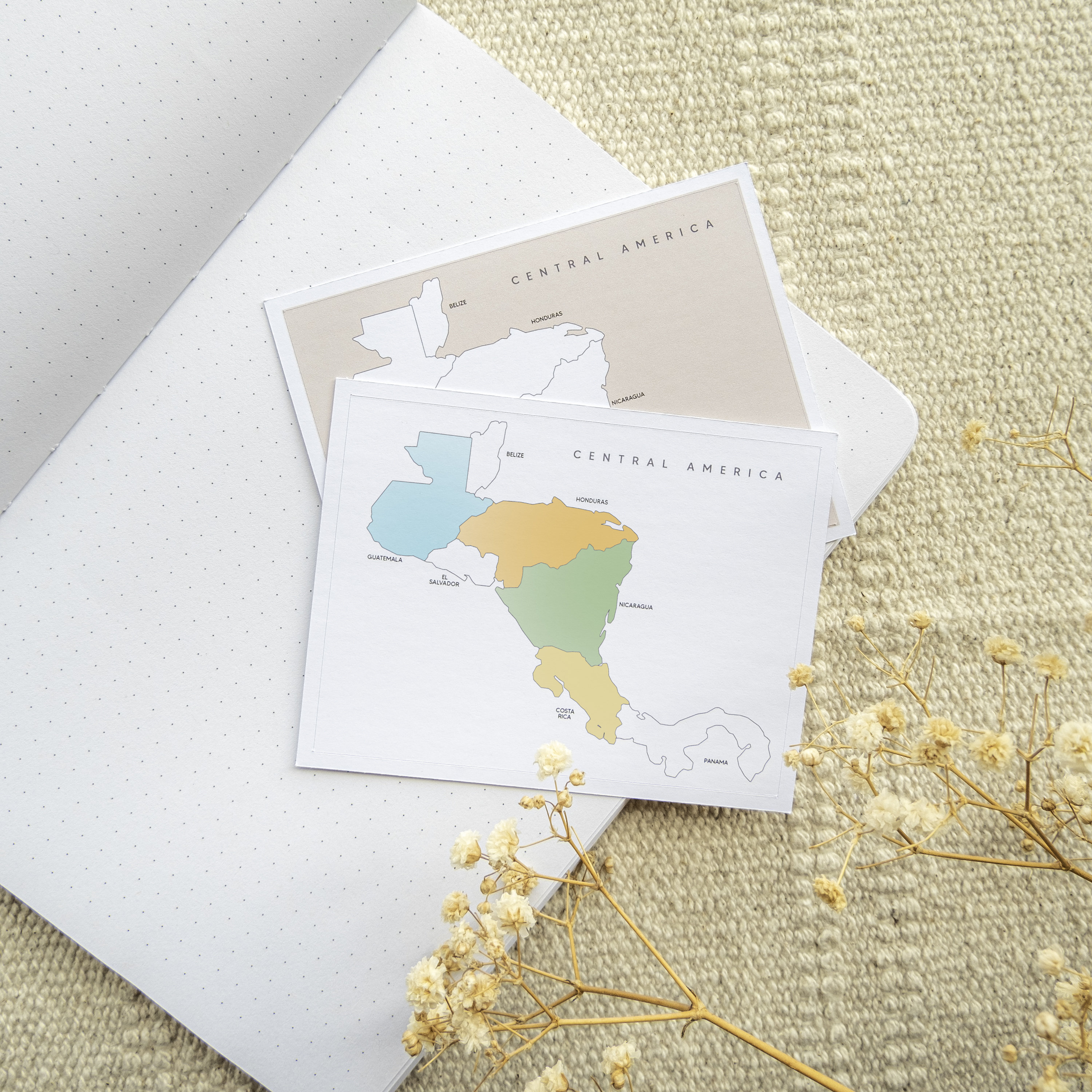 Central America Map Sticker to Track Places I've Traveled Map Tracker ...