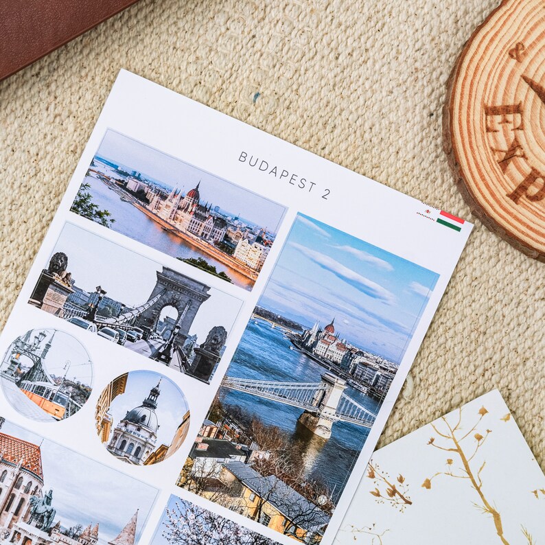 Budapest Stickers, Hungary Stickers, Travel Stickers, Landmarks ...