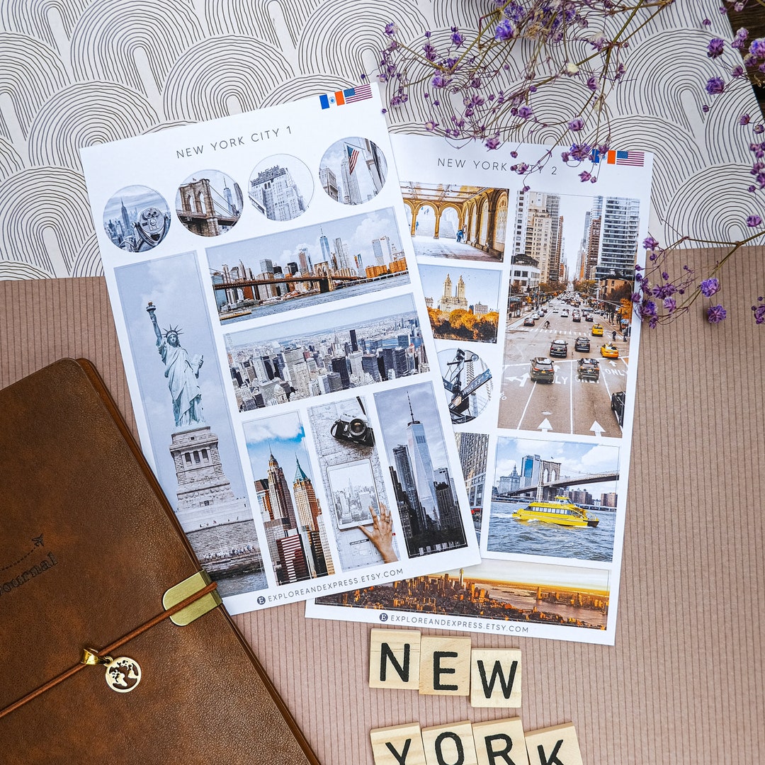 New York City Stickers, NYC Stickers, Travel Stickers, City Stickers ...