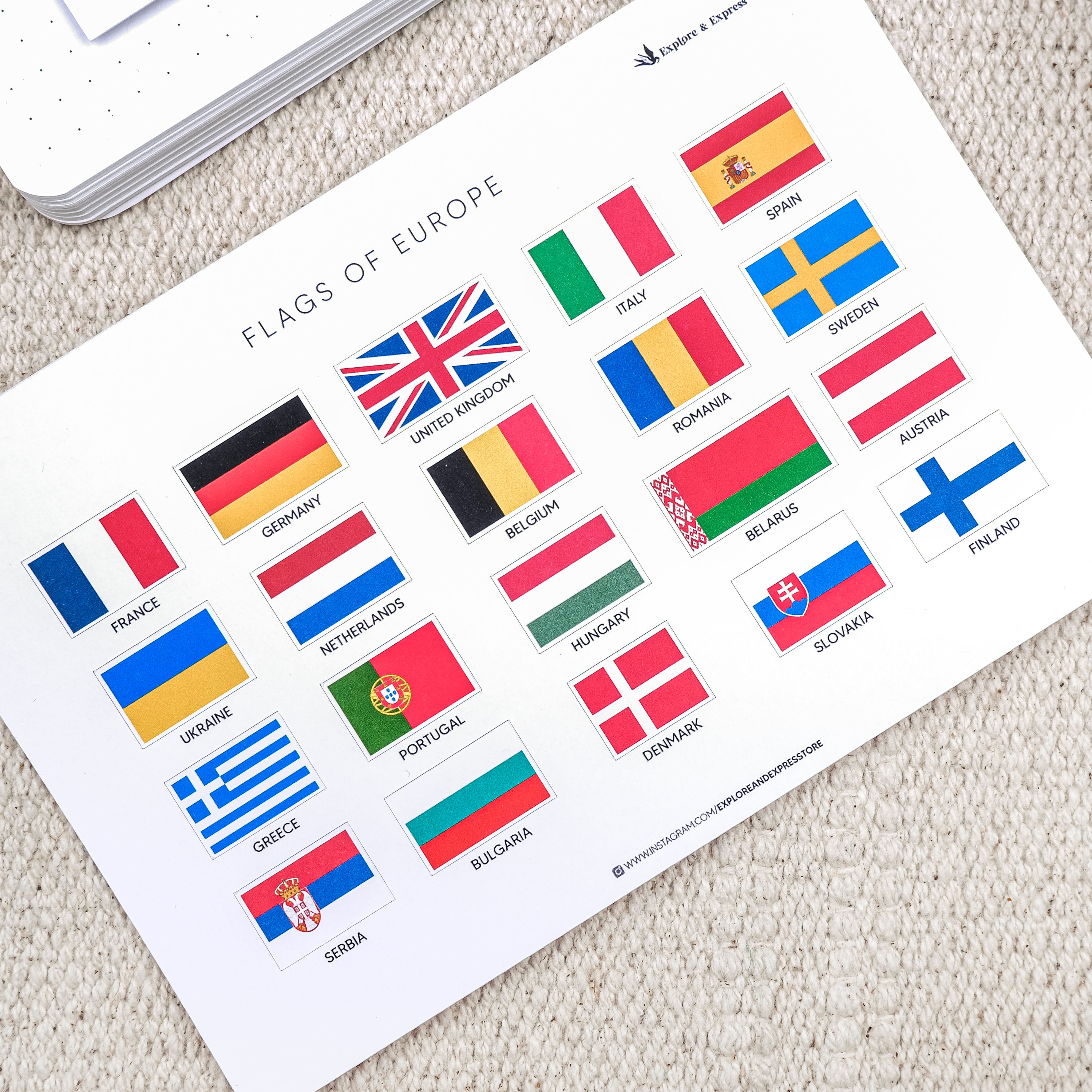 Europe Flag Stickers, Country Flags Stickers, Countries of Europe Flags ...