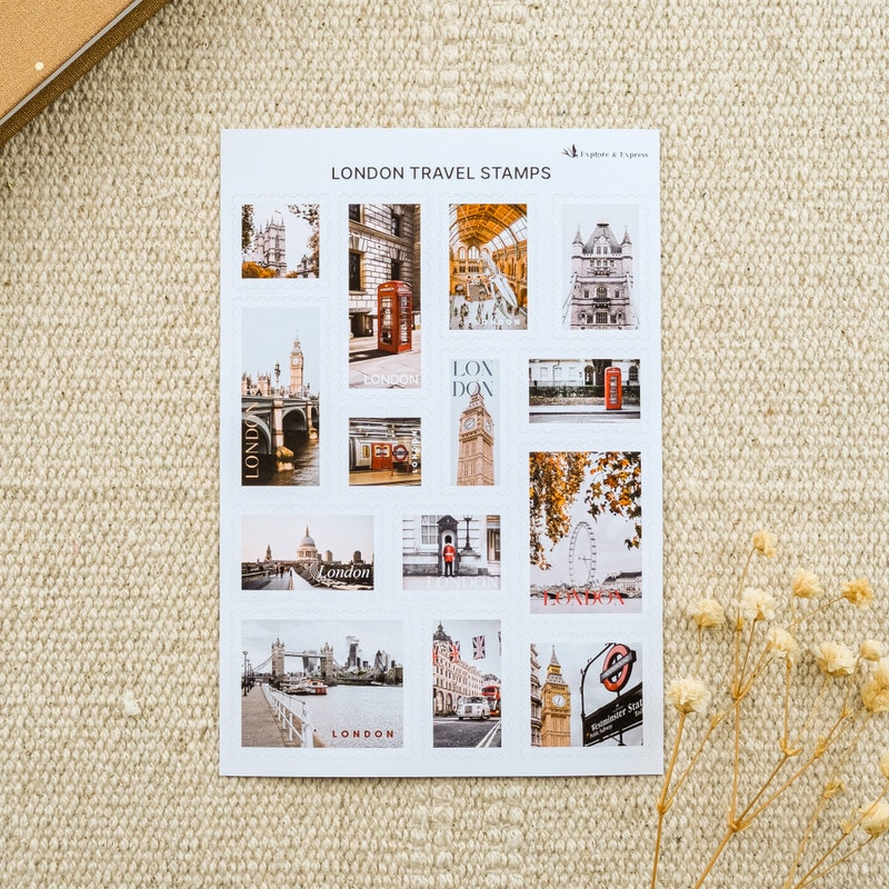 London Stickers - Etsy