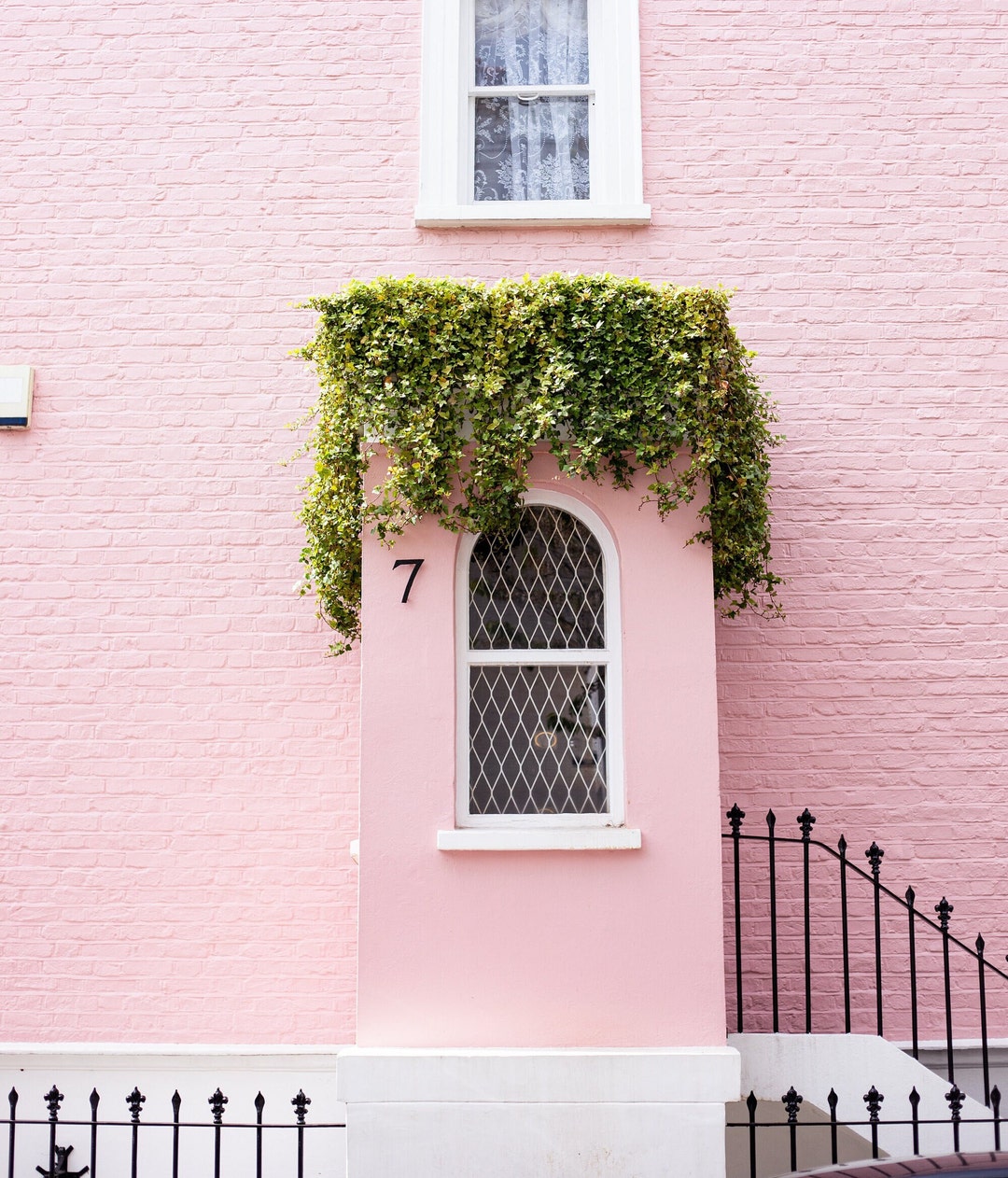 Pink Streets of Notting Hill Photo, in London - Etsy Australia
