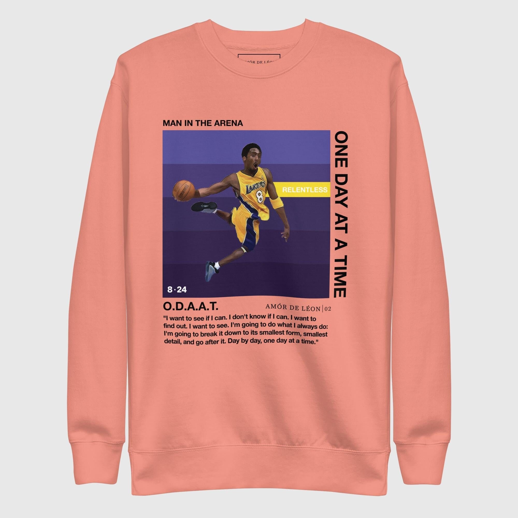 Kobe Bryant - Man in the Arena Sweatshirt - Etsy