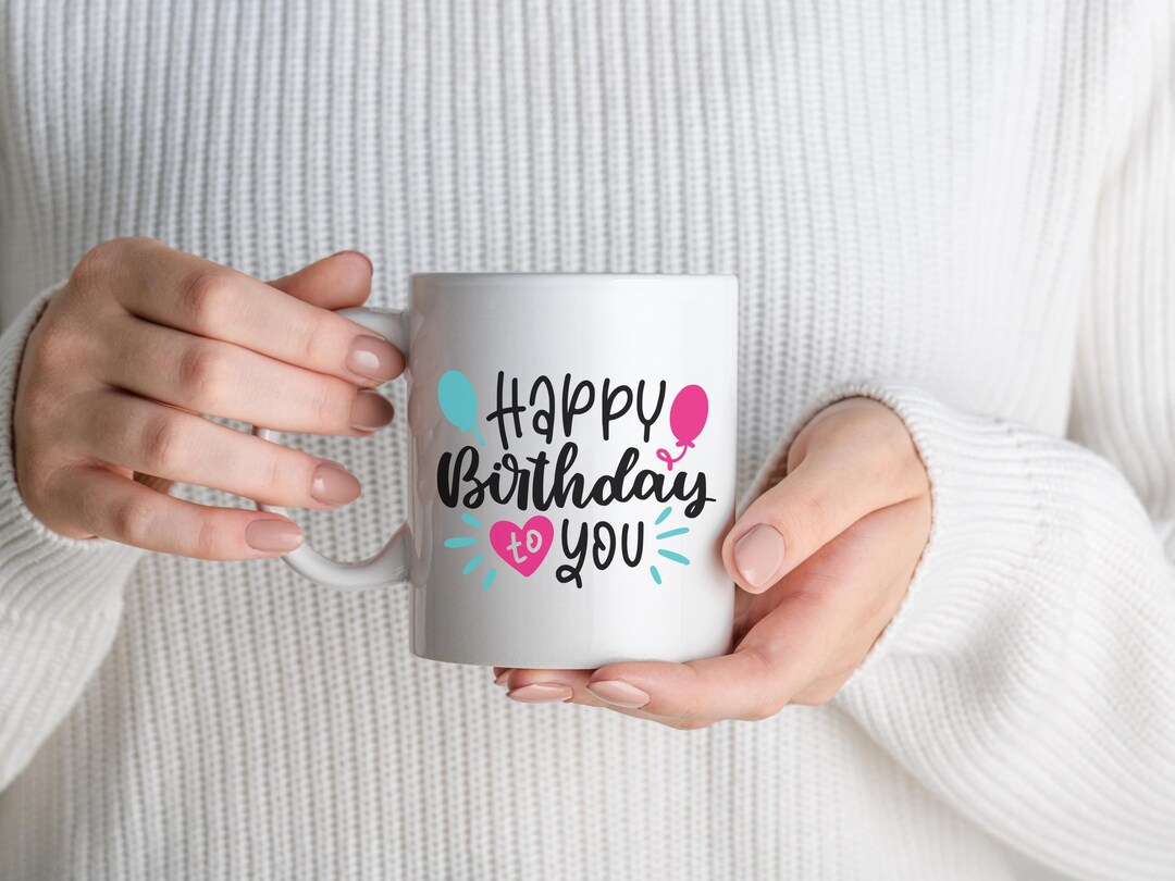 Personalized Birthday Mug With Photo, Fun and Festive Gift, Name Mug ...