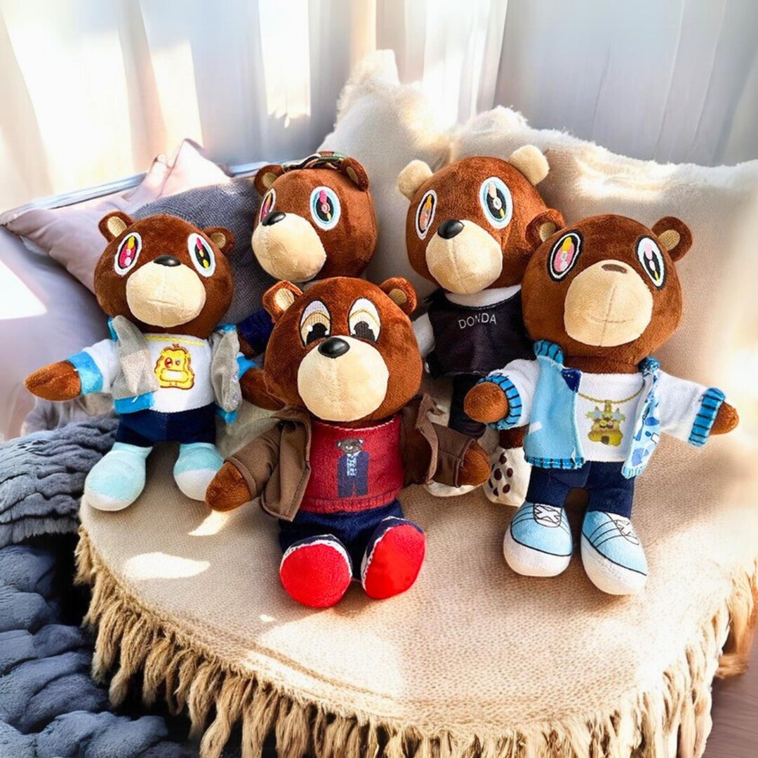Kanyye Teddyy Bear Plush Toy Kanyye West Graduation Bearr Plushiee - Etsy