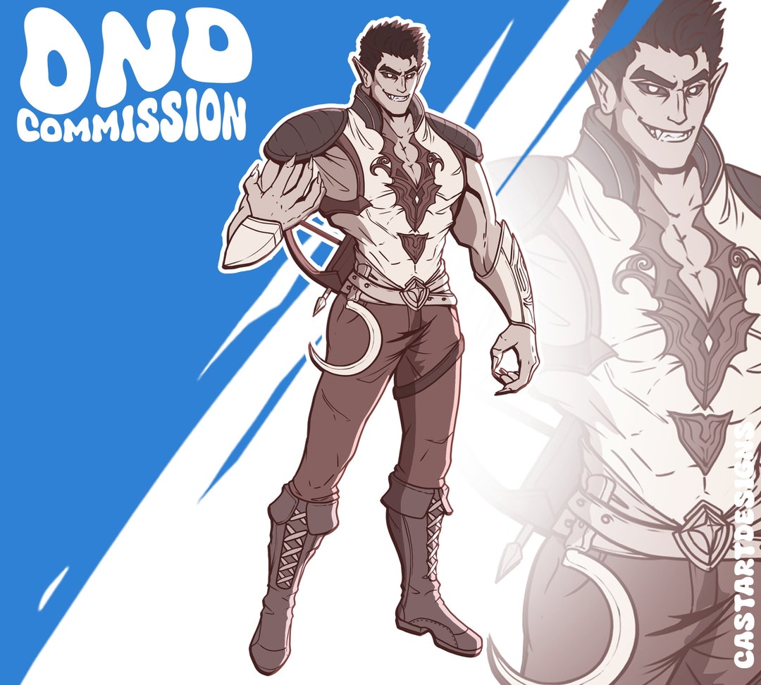Dnd Character Commission Drawing & Illustration Fantasy Art - Etsy Canada
