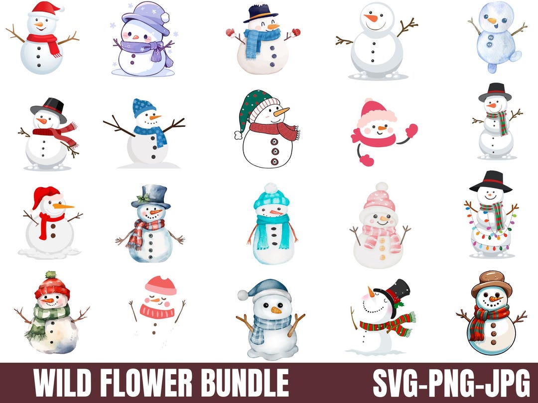 Swirly Snowman SVG / Christmas SVG / Snowman SVG / Winter Svg / Cut ...