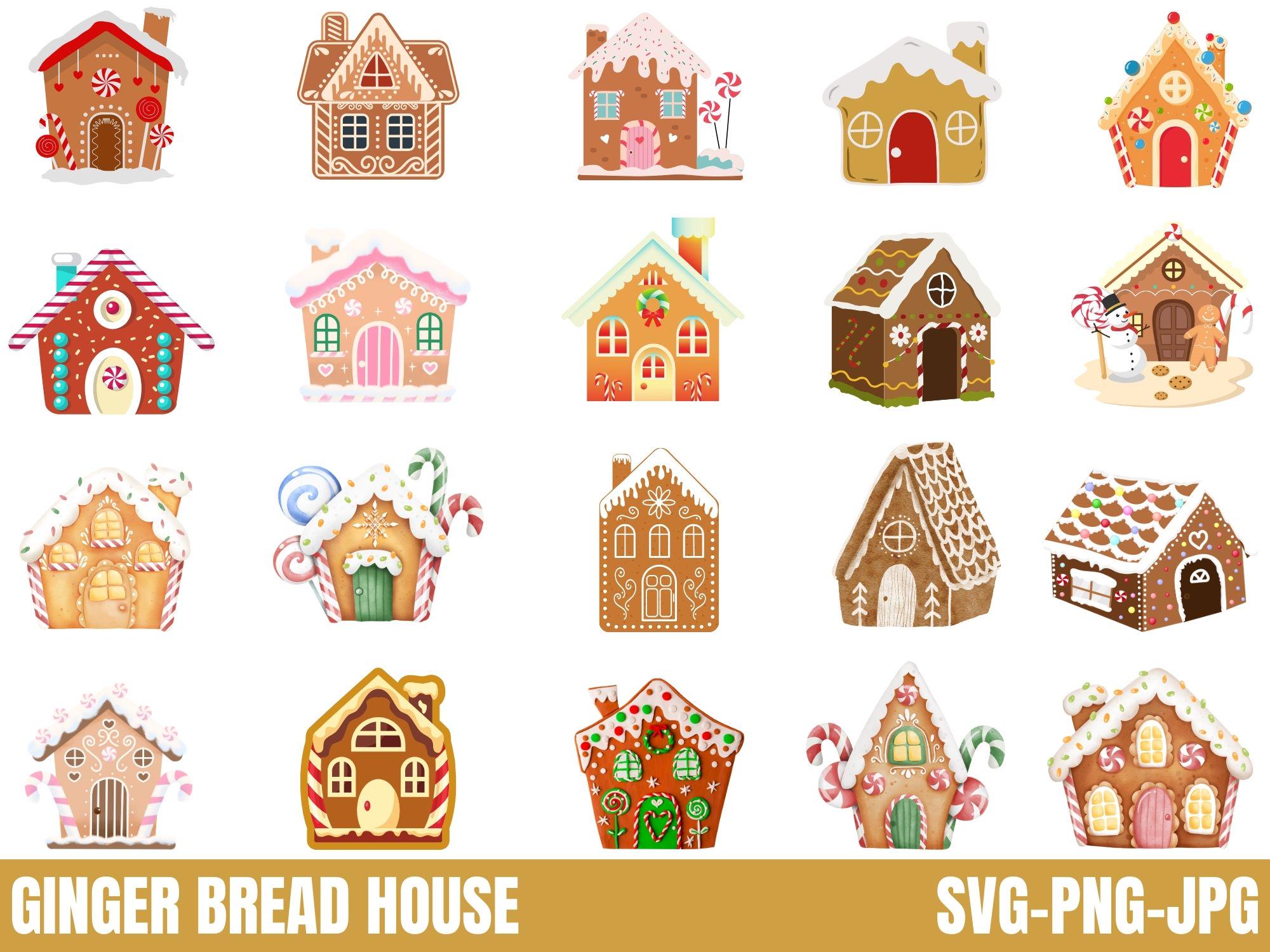 Gingerbread House Svg, Christmas House Svg, Gingerbread Svg ...