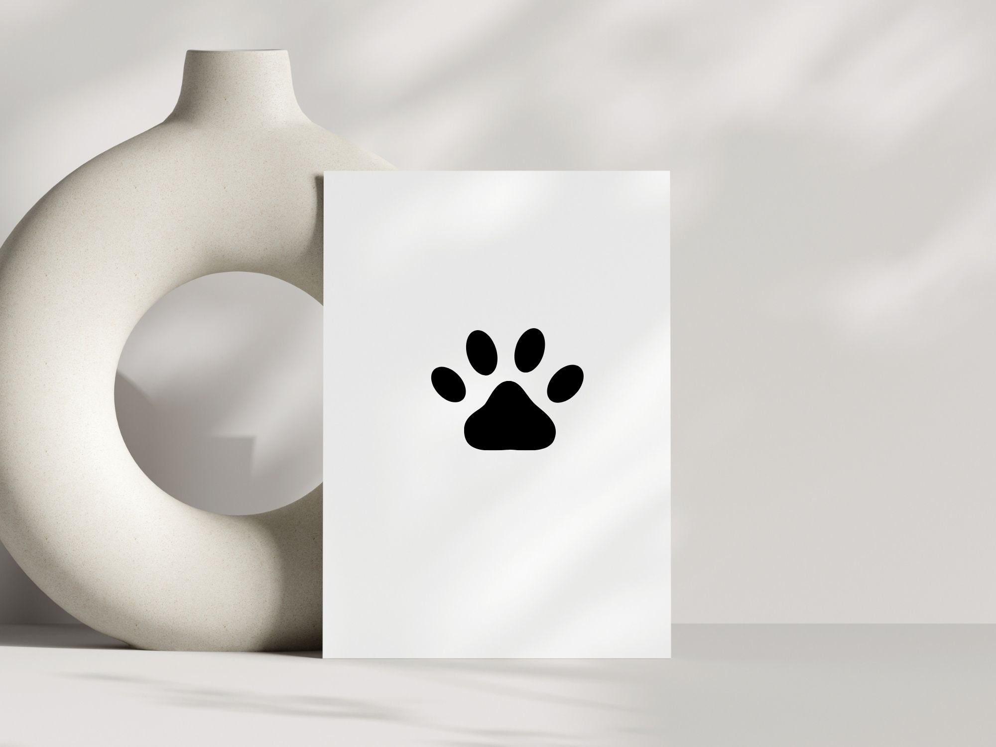 Dog Paw Print SVG Bundle: Animal Cut Files for Cricut, Silhouette - Etsy