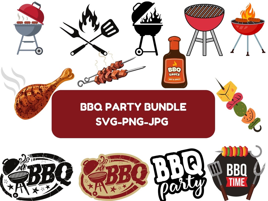Barbecue SVG Bundle 50 Designs , BBQ Svg Bundle, Bbq Svg, Grilling Svg ...
