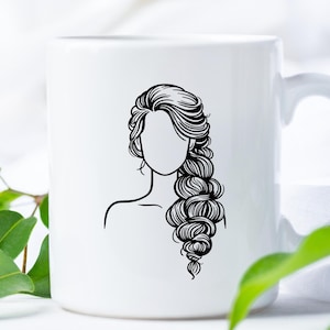 Long Hair SVG Bundle, Instant Digital Download, PNG, SVG Cut Files - Etsy