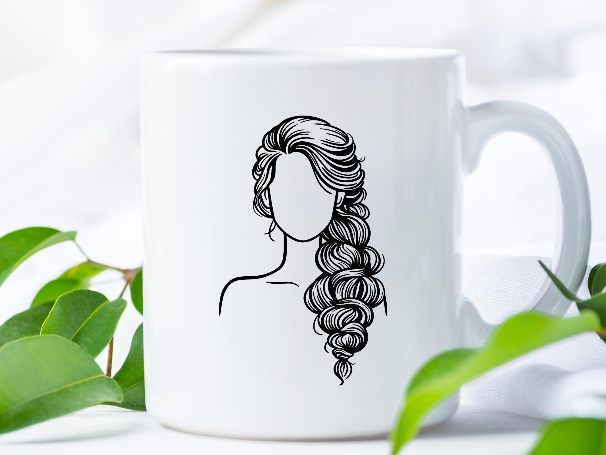 Long Hair SVG Bundle, Instant Digital Download, PNG, SVG Cut Files - Etsy