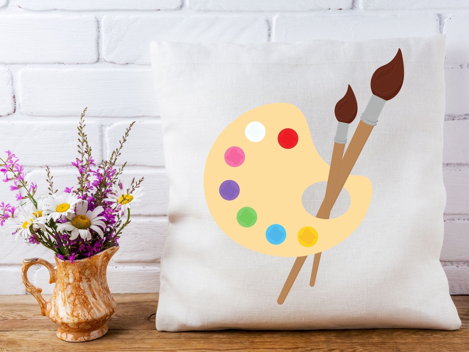 Painting SVG/ Paint Brush SVG/ Painting Clipart/ Cut Files/ Silhouette ...