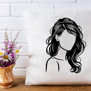 Long Hair SVG Bundle, Instant Digital Download, PNG, SVG Cut Files - Etsy