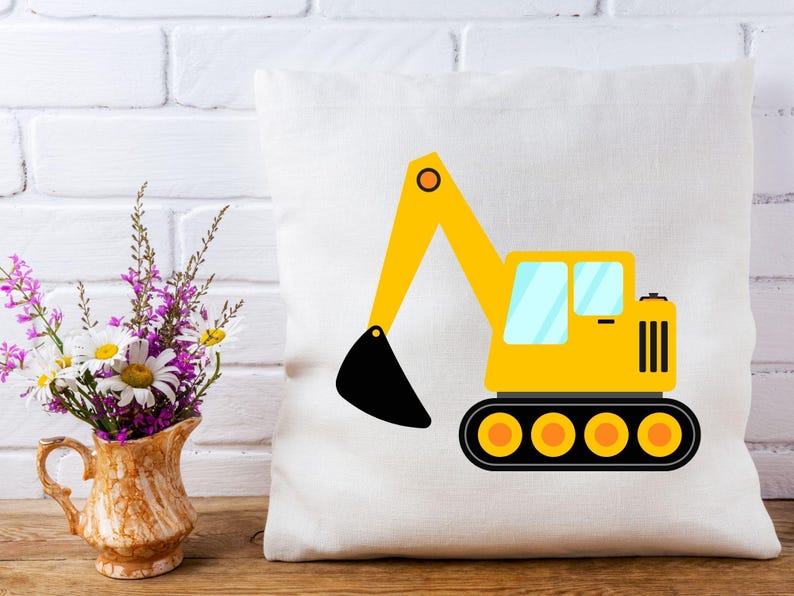 Construction Svg Bundle, Birthday Boy Svg, Construction Svg, Excavator ...