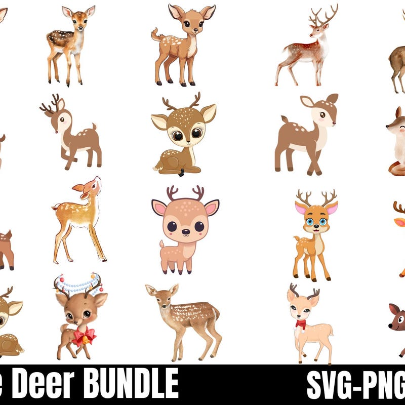 Deer Svg - Etsy