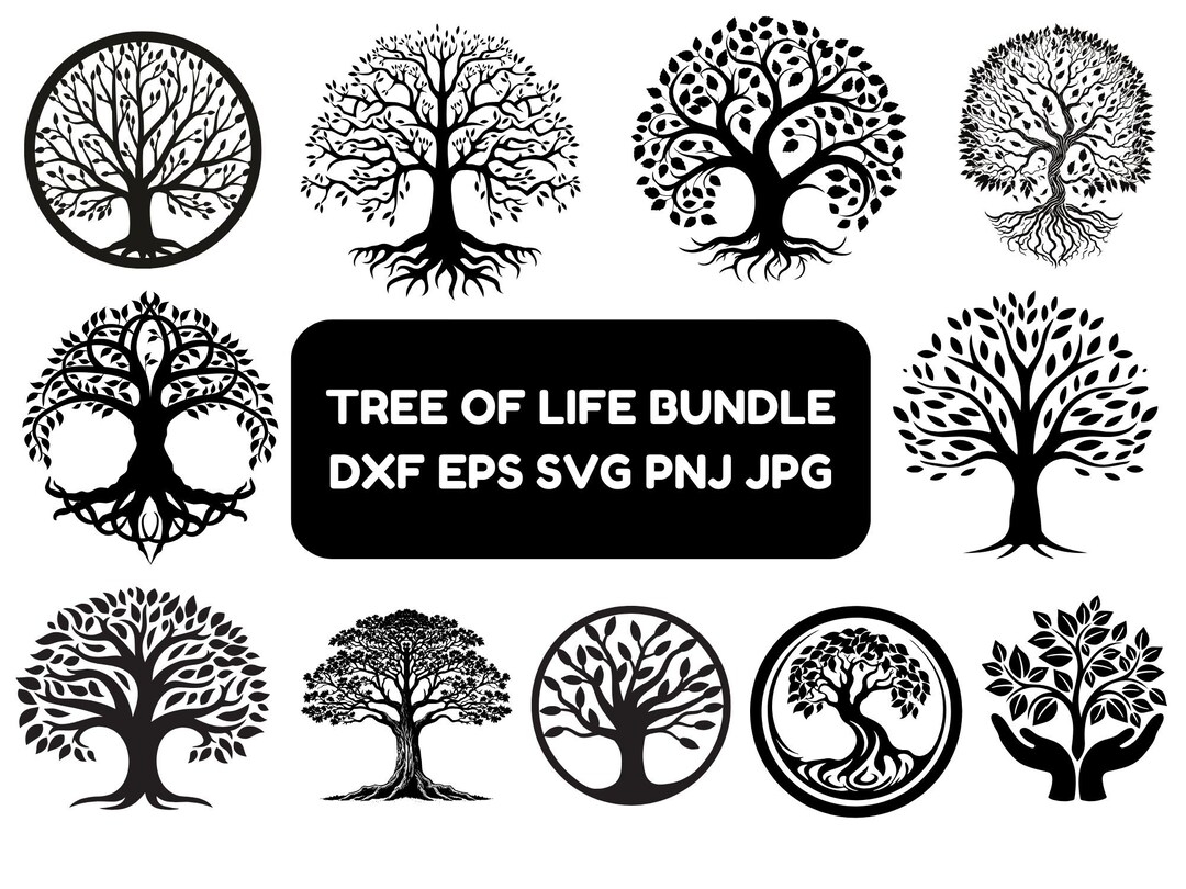 Tree of Life Svg, Tree of Life Clipart, Tree of Life Svg Cut Files for ...